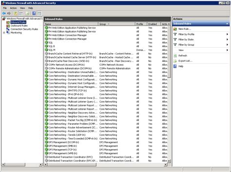 open a static port in the windows firewall for tcp access
