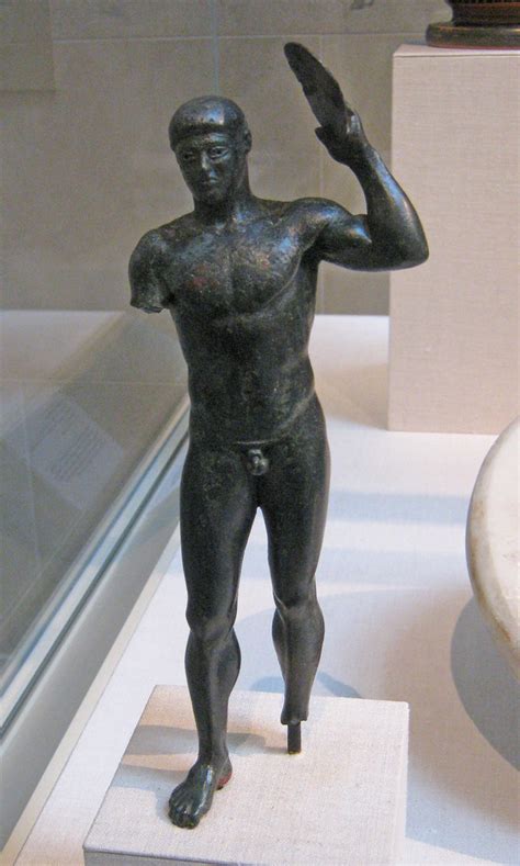 Bronze Diskos Thrower Bronze Diskos Thrower Greek Ca 450… Flickr