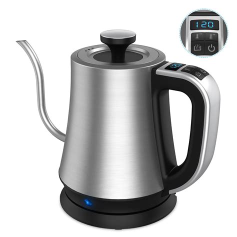 gooseneck electric kettle metich stainless steel bpa free pour over tea