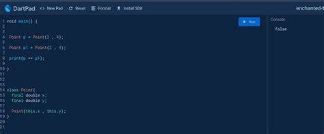 dart const const constructor flutter challenge