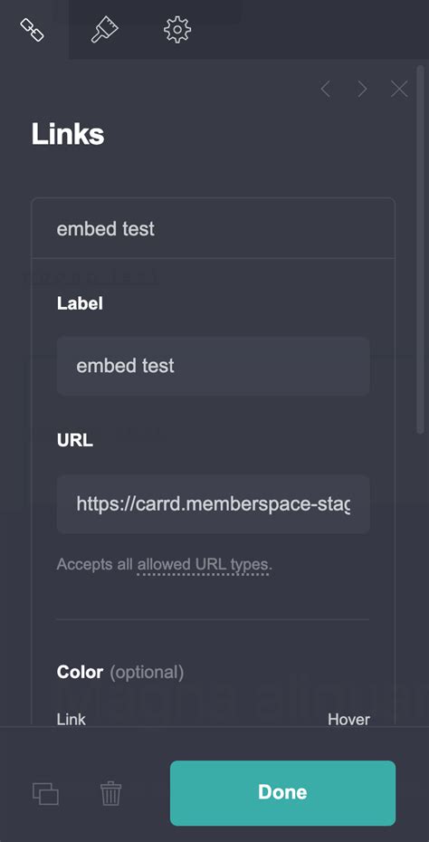 how to add content links to carrd memberspace help docs