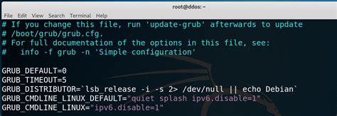 how to disable ipv6 protocol in kali linux penetration testing