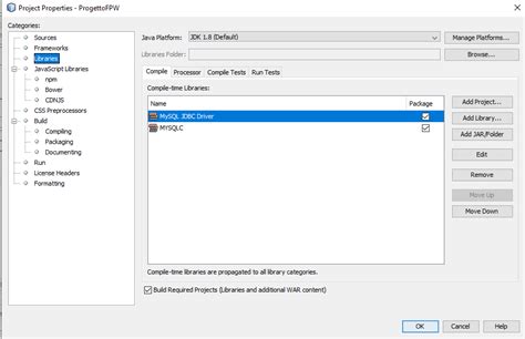 java setting classpath in netbeans stack overflow