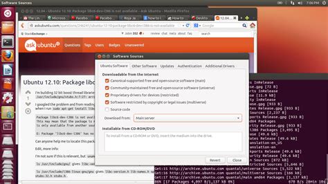 12 04 package lib32ncurses5 dev lib32z1 dev has no installation