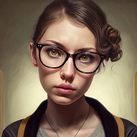 Premium Ai Image Pictureperfect Woman Posing With Glasses In
