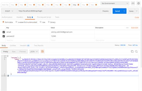 cómo crear una rest api en laravel con autenticación usando passport