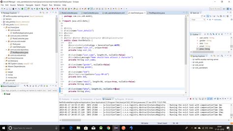 spring error in postman while fetching data from another