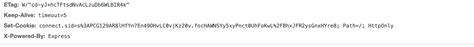 node js res header contaisn set cookie but browser isn t storing it