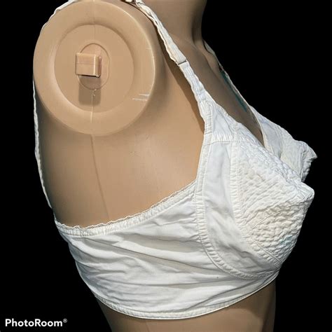 Vintage 50s White Circle Stitch Bullet Bra 36b Etsy
