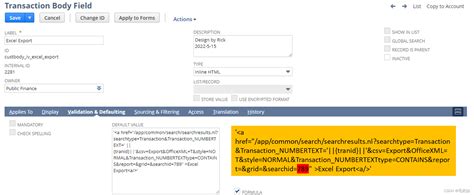 netsuite excel export netsuite 创建excel csdn博客