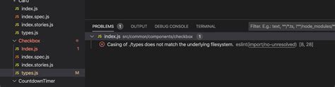 webpack casing of types does not match the underlying filesystem