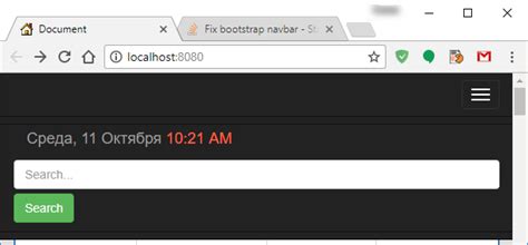 bootstrap navbar how to fix this layout stack overflow