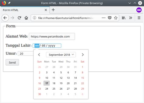 belajar html 11 cara membuat form pada html