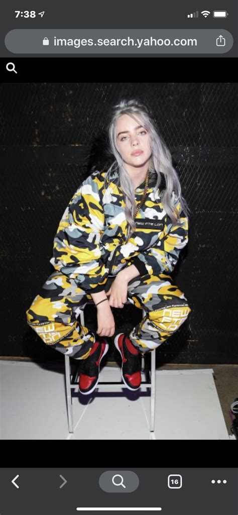 Billie Eilish Camo Camouflage Military Camouflage