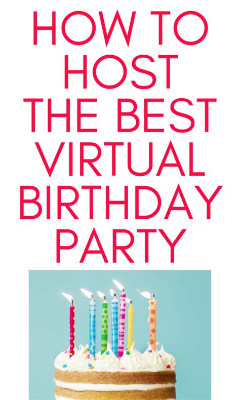 Online Parties How To Host A Virtual Birthday Party Artofit