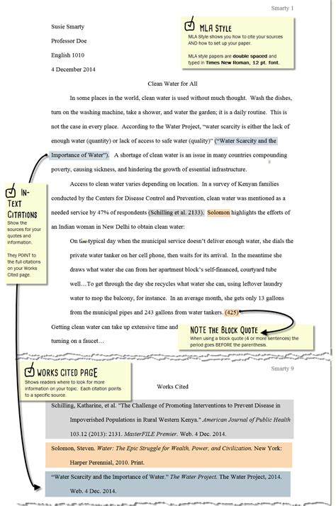 how to write a mla format paper