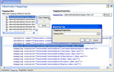 configuring hibernate properties