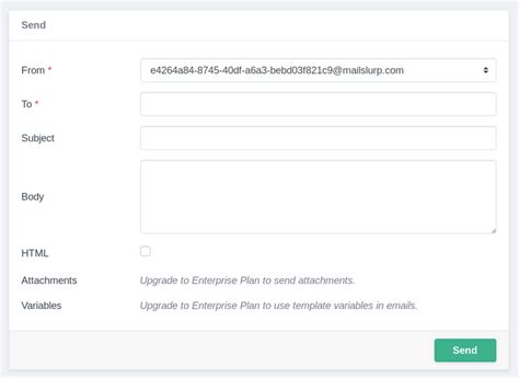 sending emails with mailslurp mailslurp email api