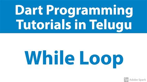 12 dart while loop dart programming language tutorials for flutter