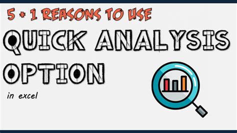 5 1 reasons you should use excel s quick analysis option