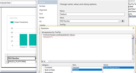 reporting services report item expressions can only refer to fields