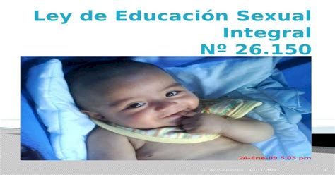 Ley De Educación Sexual Integral [pptx Powerpoint]