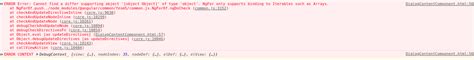 javascript in angular 5 type of array of objects returns