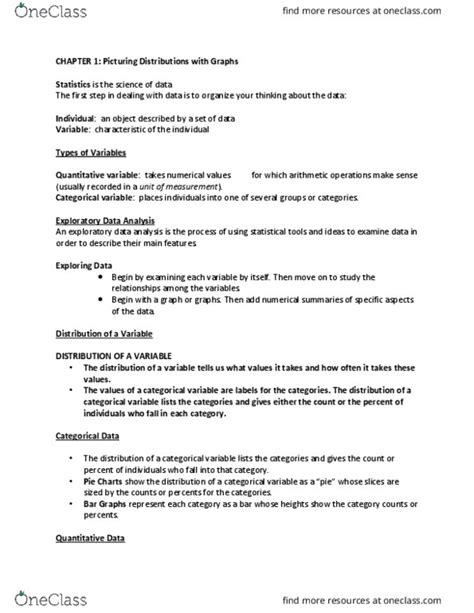 stat 101 lecture notes fall 2017 lecture 1 categorical variable