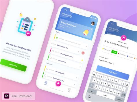 to do app a flutter app based on the design of the to do app free