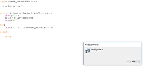 python speechrecognition sr microphone command triggers windows