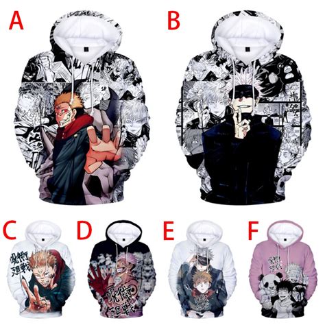 Jujutsu Kaisen Gojo Satoru 3d Print Anime Hoodies Men Women Fashion