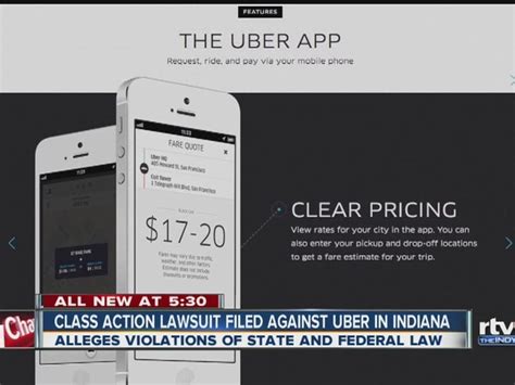 Uber Facing Class Action Lawsuit In Indiana