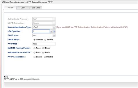authenticate remote dial in vpn clients with ad ldap server draytek