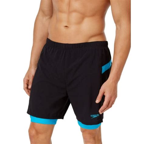 Speedo Mens Large Fast Drying Compression Trunks Swimwear L Walmart
