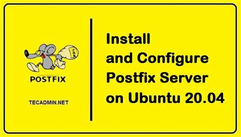 cómo instalar y configurar postfix en ubuntu 20 04 ilinuxgeek