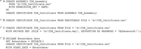 which transact sql statement should you use before attempting the