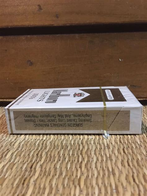 Marlboro Lights 100s Filter Cigarette Hard Pack By Philip Morris Inc