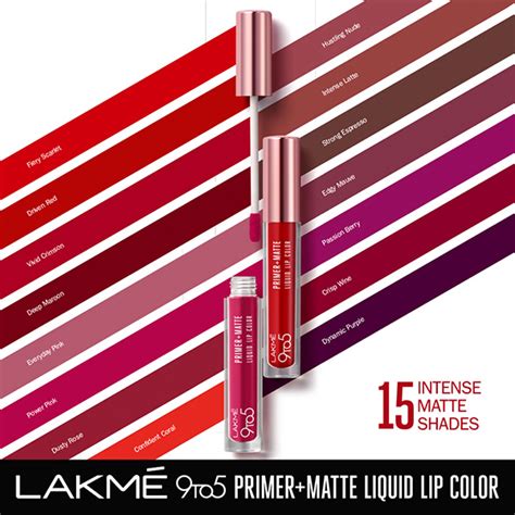 buy lakme 9to5 primer matte liquid lip color mb3 strong espresso 4 2