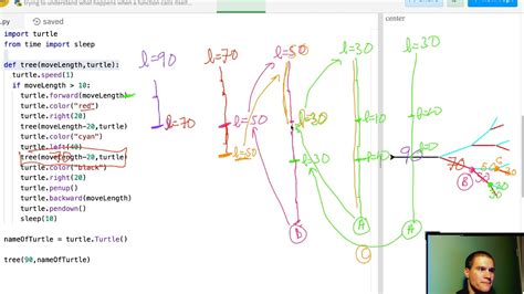 python recursion example turtle trees youtube