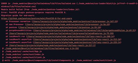 tailwind and parcel cannot get rid of postcss plugin
