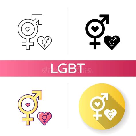 Bisexual Symbol Icon Stock Vector Illustration Of Lgbt 197798805