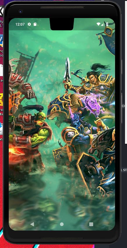 android flutter notch area is blank when status bar is disabled