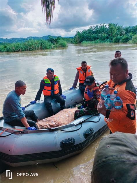 Tim Gabungan Sar Temukan Jenazah Korban Terseret Arus Sungai Bayeun