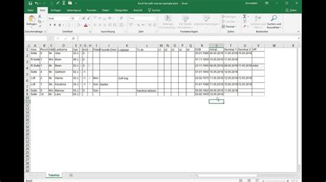excel list with macros example youtube