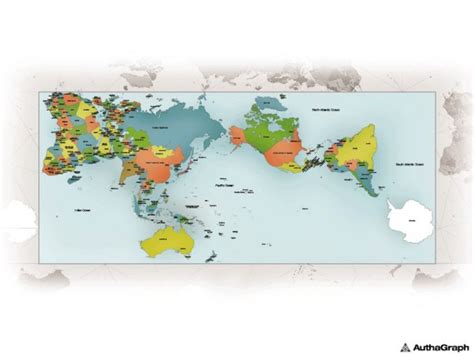 El Mapa Del Mundo Que Muestra Las Proporciones Reales De Nuestro Planeta
