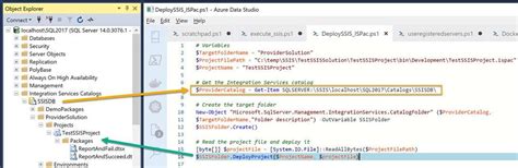 deploy ssis packages with powershell ispac deployment using the ssis
