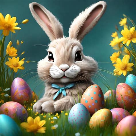 Premium Ai Image Easter Bunny Extravaganza A Tale Of Hidden Surprises