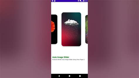 android infinte auto image slider using viewpager2 youtube