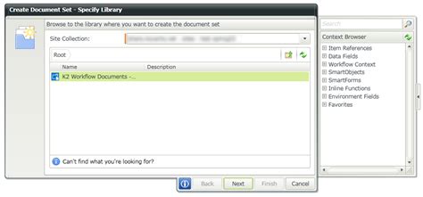 create document set using k2 workflow in sharepoint 2013