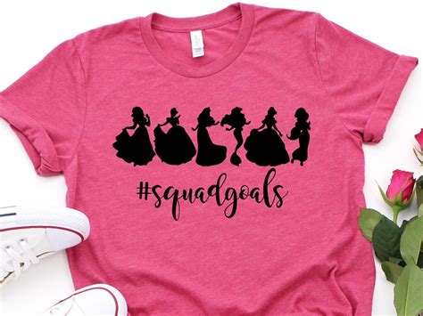 Disney Princess Squad Goals Shirt Disney Girls Trip Shirt Disney